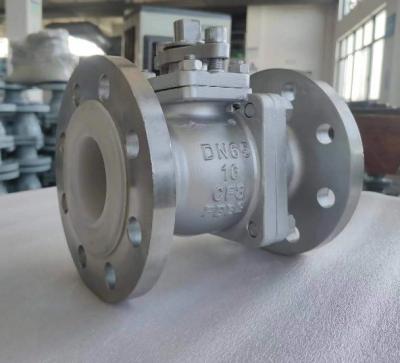 China ANSI Class 150 Investment Casting Fire Safe Anti Static Wcb/CF8/CF8m Flange Ball Valve for sale