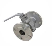 China Flange End Worm Gear Industrial Trunnion Ball Valve Stainless Steel/ WCB Construction for sale