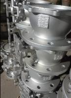 China Dn15-200 WCB SS201 SS304 SS316 Flange Pneumatic Water Ball Valve with Stop Structure for sale