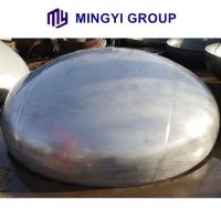 China Customized Support OBM Welding Connection Boiler Bottoms Dished Tank Bottom Hemispherical Dish End for sale