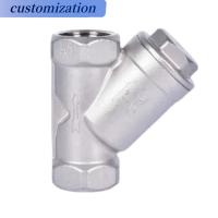 China OBM Supported Diaphragm Structure Sus304 316 Y Strainer Y Type Female Thread Strainer for sale