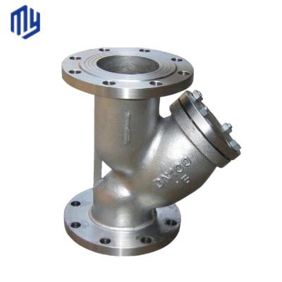 China DIN F6 Cf8m Y StrainerStrainer Flanged Type Y Type Female Thread Strainer for Sanitary for sale