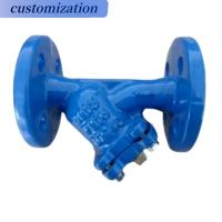 China OEM Supported Stainless Steel Mesh Pn16 Din Cast Iron Y Type Strainer for Gas Media for sale