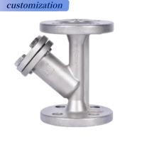 China OEM Supported Stainless Steel Mesh Pn16 Din Cast Iron Y Type Strainer for Gas Media for sale