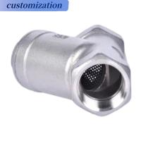 China OEM Supported Stainless Steel Mesh Pn16 Din Cast Iron Y Type Strainer for Gas Media for sale