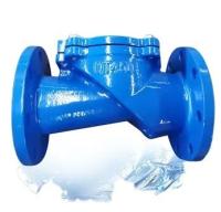 China Excellent Double Flanged Seat Swing Check Valve for Air Release in Ductile Cast Iron for sale