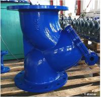 China Ductile Iron Customized Double Flange Water Y Type Strainer DIN/ASME/ASTM/GB Service for sale
