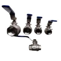 China Carbon Stainless Steel 2PC Floating/Trunnion Ball Valve Pn16 for Gas Water Oil Industrial for sale