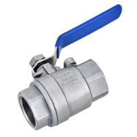 China Customized Stainless Steel Ball Valve 2PC Ss Threaded Industrial Valves for Gas Oil Water for sale