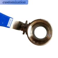 China Customized Stainless Steel Ball Valve 2PC Ss Threaded Industrial Valves for Gas Oil Water for sale