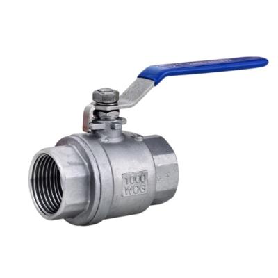 China Stainless Steel 2PC Ball Valve for Normal Temperature Media in Industrial Applications for sale