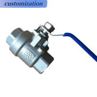 China Stainless Steel 2PC Ball Valve for Normal Temperature Media in Industrial Applications for sale