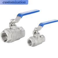 China Stainless Steel 2PC Ball Valve for Normal Temperature Media in Industrial Applications for sale