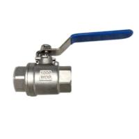 China Thread FF Stainless Steel Ball Valve with ISO5211/Mouting Pad CF8 A and Durable Choice for sale