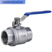 China Check Structure 4 Inch Stainless Steel 2PC Ball Valves for Sanitary Applications for sale
