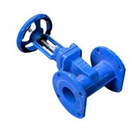 China Y Type Large Diameter Valve Ductile Iron Soft Sealing Flange Gate Valve Z41X-16Q DN300 for sale