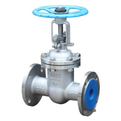 China High Temperature Resistant Gate Valve Cast Steel Water Stainless Steel for Flange Type for sale