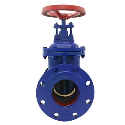 China Water System Gate Valves Z45T-16Q Ductile Iron Flange Connection No Stem Valve Raising for sale