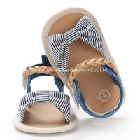 China 2021 Newborn Infant Casual Walking Shoes Toddler Leather Lace Flower Girls Summer Sandal for sale