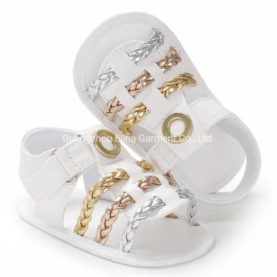 China 2021 Newborn Infant Casual Walking Shoes Toddler Leather Girls Summer Sandal Soft for sale