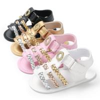 China 2021 Newborn Infant Casual Walking Shoes Toddler Leather Girls Summer Sandal Soft for sale