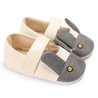 China 2021 Newborn Infant Casual Walking Shoes Toddler Leather Girls Soft Cartoon Shoes for sale