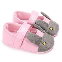 China 2021 Newborn Infant Casual Walking Shoes Toddler Leather Girls Soft Cartoon Shoes for sale