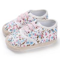 China Newborn Infant Casual Walking Shoes Cartoon Canvas Toddler Soft Sports Shoes for sale
