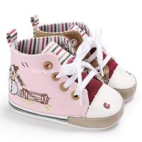 China Newborn Infant Casual Walking Shoes Canvas Toddler Soft Sports Shoes for sale