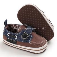 China Newborn Infant Casual Walking Shoes Canvas Toddler Soft Handsome Boys Shoes for sale