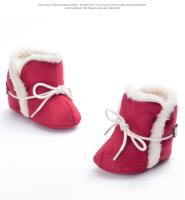 China 2021 Newborn Infant Casual Walking Shoes Toddler Leather Girls and Boys Warm Boot for sale