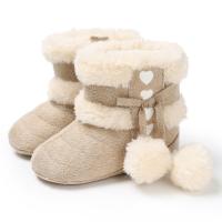 China 2021 Newborn Infant Casual Walking Shoes Toddler Leather Girls Warm Boot for sale