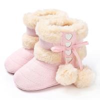 China 2021 Newborn Infant Casual Walking Shoes Toddler Leather Girls Warm Boot for sale
