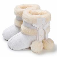 China 2021 Newborn Infant Casual Walking Shoes Toddler Leather Girls Warm Boot for sale