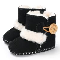 China Warm Newborn Infant Casual Walking Shoes Toddler Leather Girls and Boys for sale