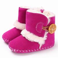 China Warm Newborn Infant Casual Walking Shoes Toddler Leather Girls and Boys for sale