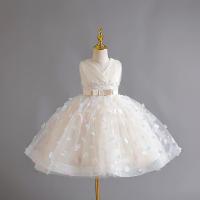 China Baby Clothes Flower Girls Party Garment Wedding Dress Princess Long Pretty Dress for sale