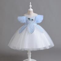 China Baby Clothes Flower Girls Party Garment Wedding Dress Princess Pretty Long Dress for sale