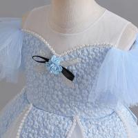 China Baby Clothes Flower Girls Party Garment Wedding Dress Princess Pretty Long Dress for sale
