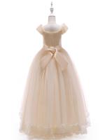China Baby Clothes Flower Girls Party Garment Wedding Dress Princess Long Dress2023 for sale