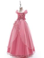 China Baby Clothes Flower Girls Party Garment Wedding Dress Princess Long Dress2023 for sale