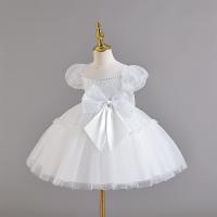 China 2023baby Clothes Flower Girls Party Garment Wedding Dress Princess Long Dress for sale