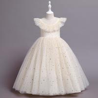China New Baby Clothes Flower Girls Party Garment Wedding Dress Princess Long Dress for sale