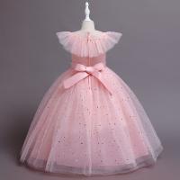 China New Baby Clothes Flower Girls Party Garment Wedding Dress Princess Long Dress for sale