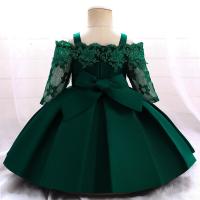 China Baby Clothes Embroidery Lace Girls Party Garment Wedding Dress Ball Gown for sale