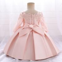China Baby Clothes Embroidery Lace Girls Party Garment Wedding Dress Ball Gown for sale