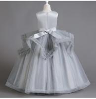 China Baby Clothes Sequin Embroidery Lace Girls Party Garment Wedding Dress Princess High Quality Fluffy for sale