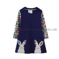 China Wholesale Customized Kids Dress Children Fall Winter Clothing for Baby Girls for sale