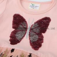 China Children Clothing Autumn Casual Kids Dress Long-Sleeves Princess Mesh Casual Dress for sale