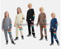 China Wholesale Long Sleeve Sport T Shirt Pants Custom Kids Sweatshirts and Hoodies Kids Sweat Suits Toddler Boys and Girls Clothing Sets Cotton Tb for sale
